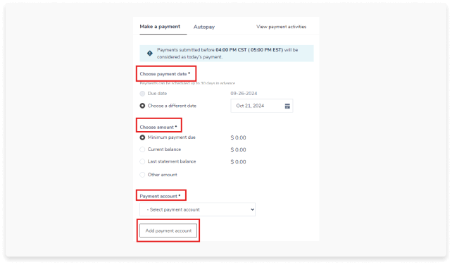 How to Access the Business Credit Card Portal and Make a Payment - BB ...